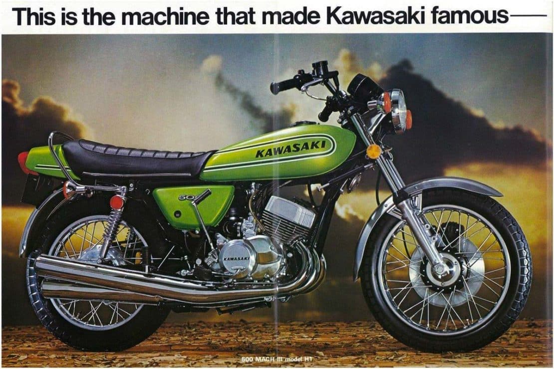 Kawasaki H1-500: ‘the widowmaker’ – Auto Motor Klassiek – tijdschrift ...