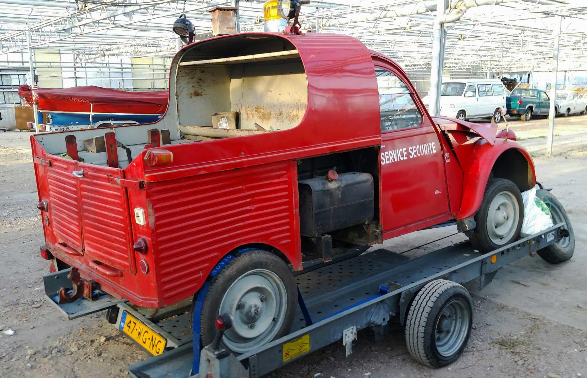 Citroën 2CV Service Sécurité uit 1966 van Duco. Een Frans meesterstukje ...