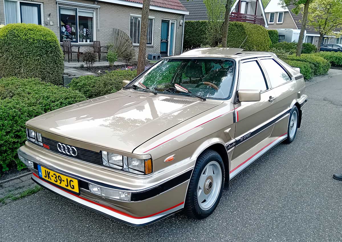 Audi Coupé GT 5S. (1983). Een eigen creatie van Jurrien. – Auto Motor ...