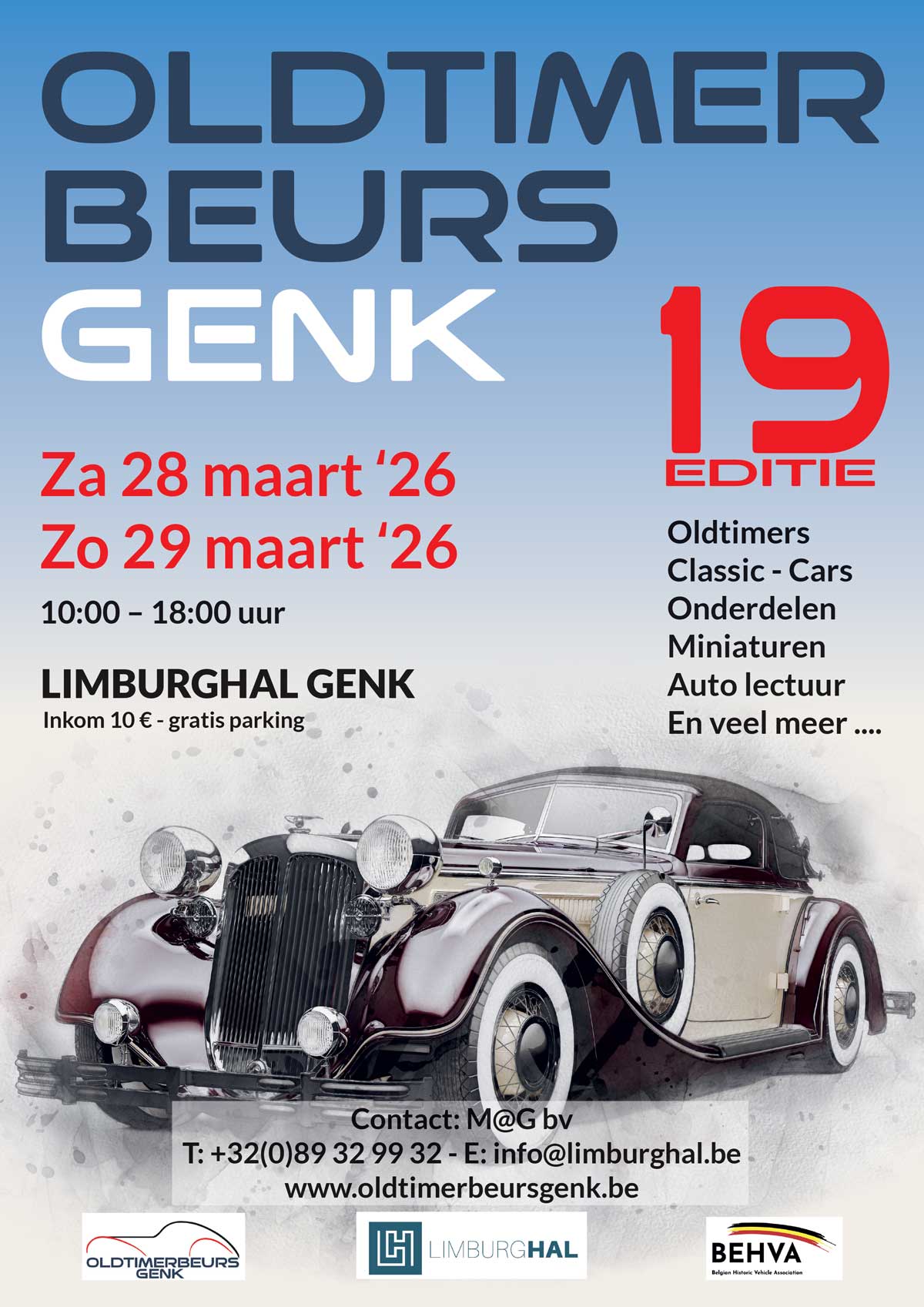 Salon des voitures anciennes de Genk - Limbourg